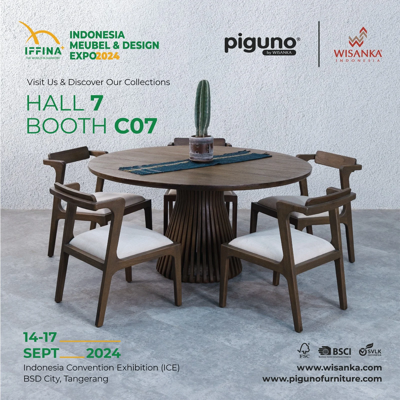 Wisanka at IFFINA 2024 Indonesian Furniture & Design Exhibition